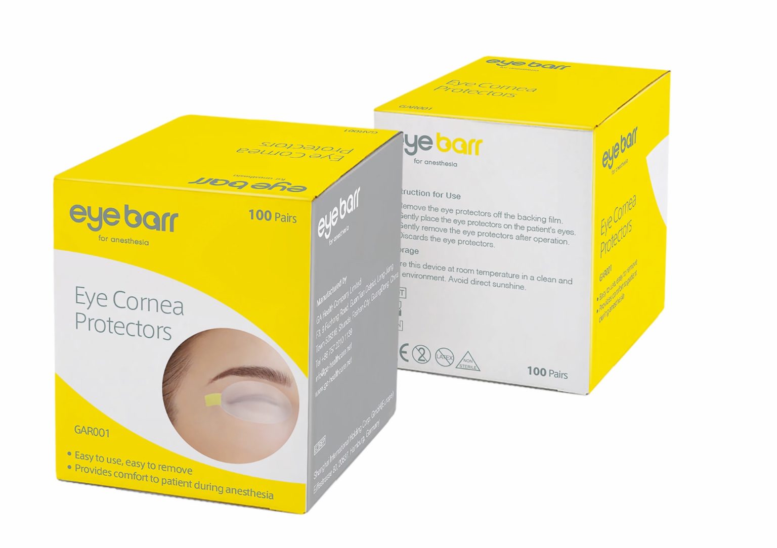 Eye Barr for General Anesthesia